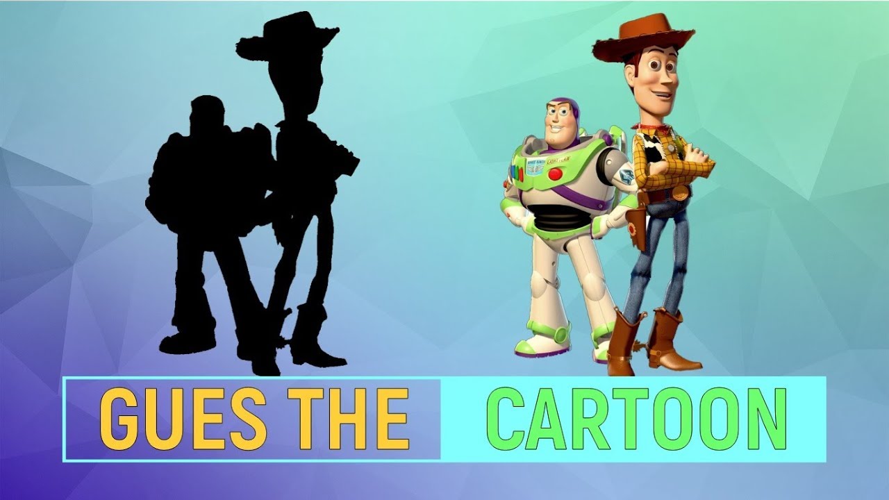 GUESS THE CARTOON BY THE CHARACTER'S SILHOUETTE - YouTube