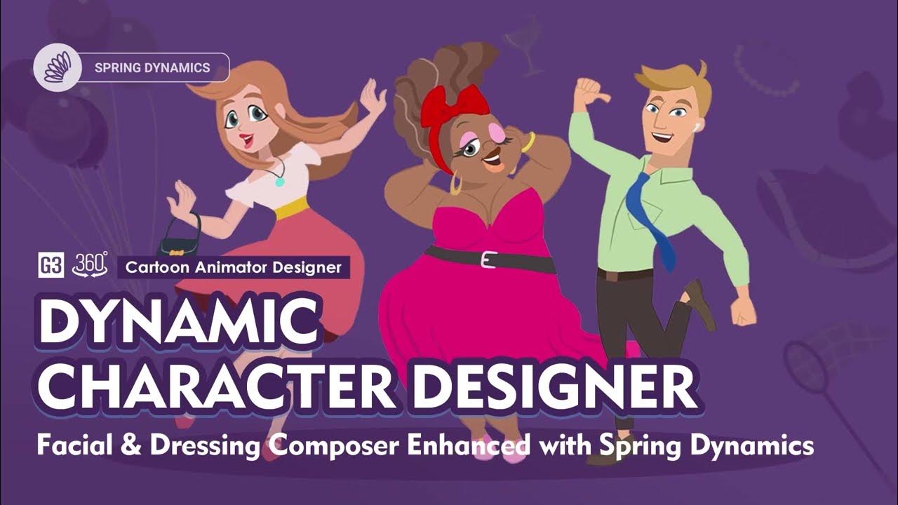 Dynamic Character Design: 2D Vector Characters with Secondary Motion ...