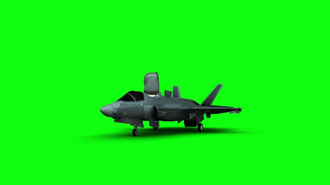F 35 fighter jet vertical takeoff green screen 4K - YouTube