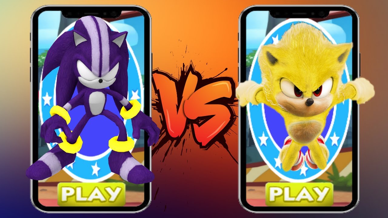 Dash with Movie Super Sonic vs Darkspine - New Character Update Run Gameplay - YouTube