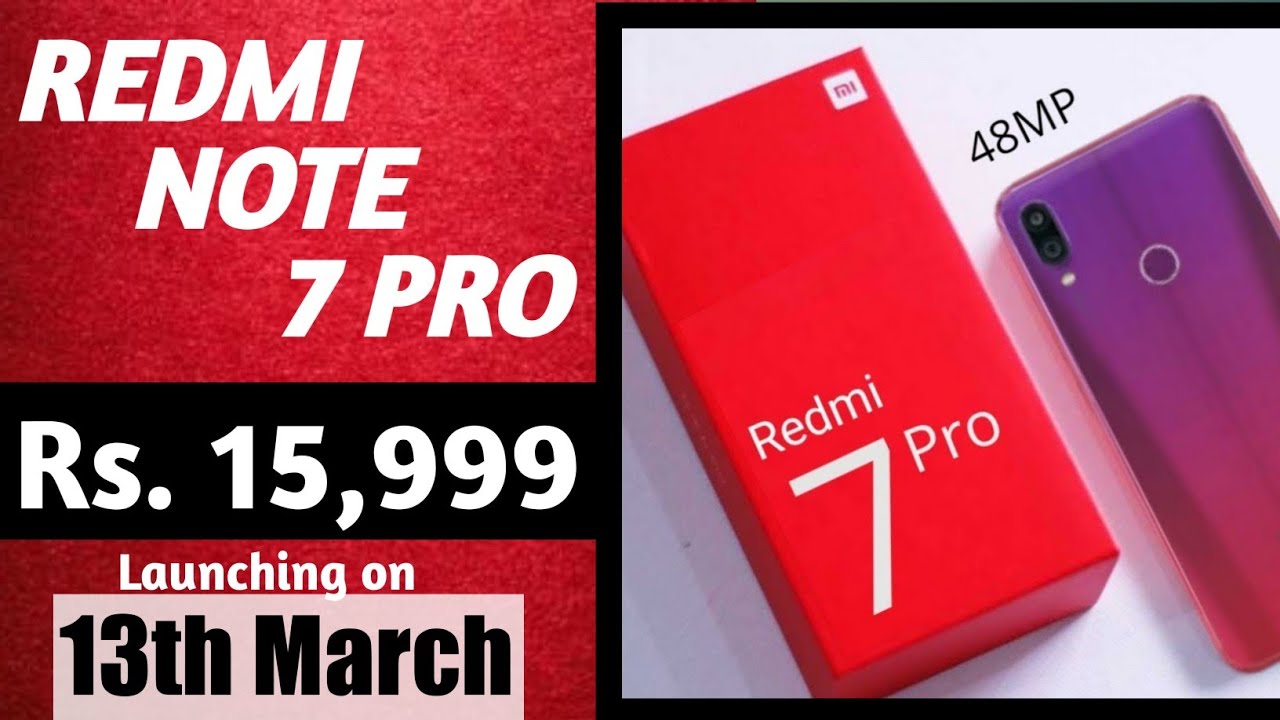 Redmi Note 7 Pro Official Teaser | Specification, Price & Launch date ...