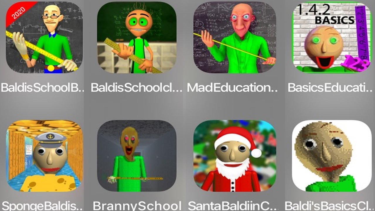 Baldi School,Mad Education,Baldi Basics Education,Sponge Baldi,Branny ...