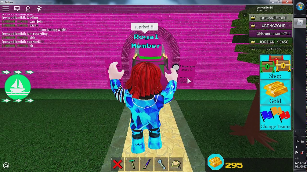 Jessetc mansion in build a boat for treasure!!! - YouTube