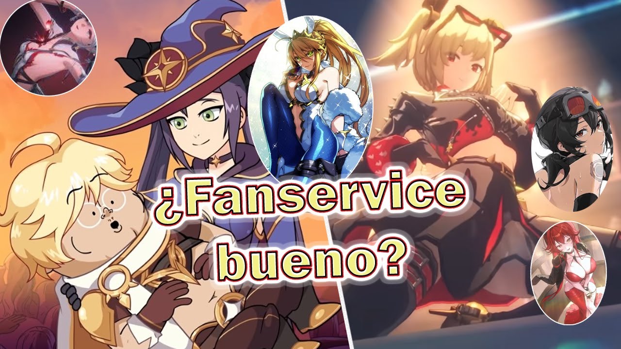 LA DOBLE VARA CON EL FANSERVICE EN LOS GACHAS | GENSHIN, HSR, ZZZ, WUWA ...