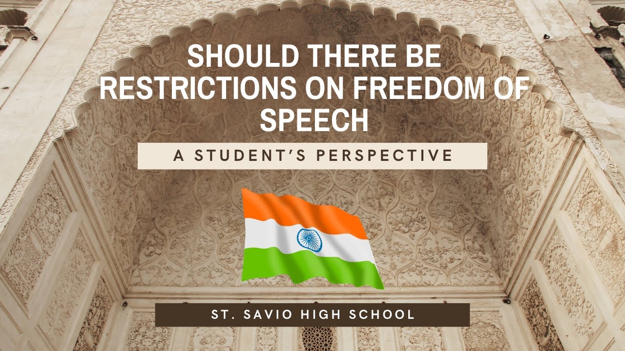 Should There be Restrictions on Freedom of Speech? | Debate - Class 10 ...
