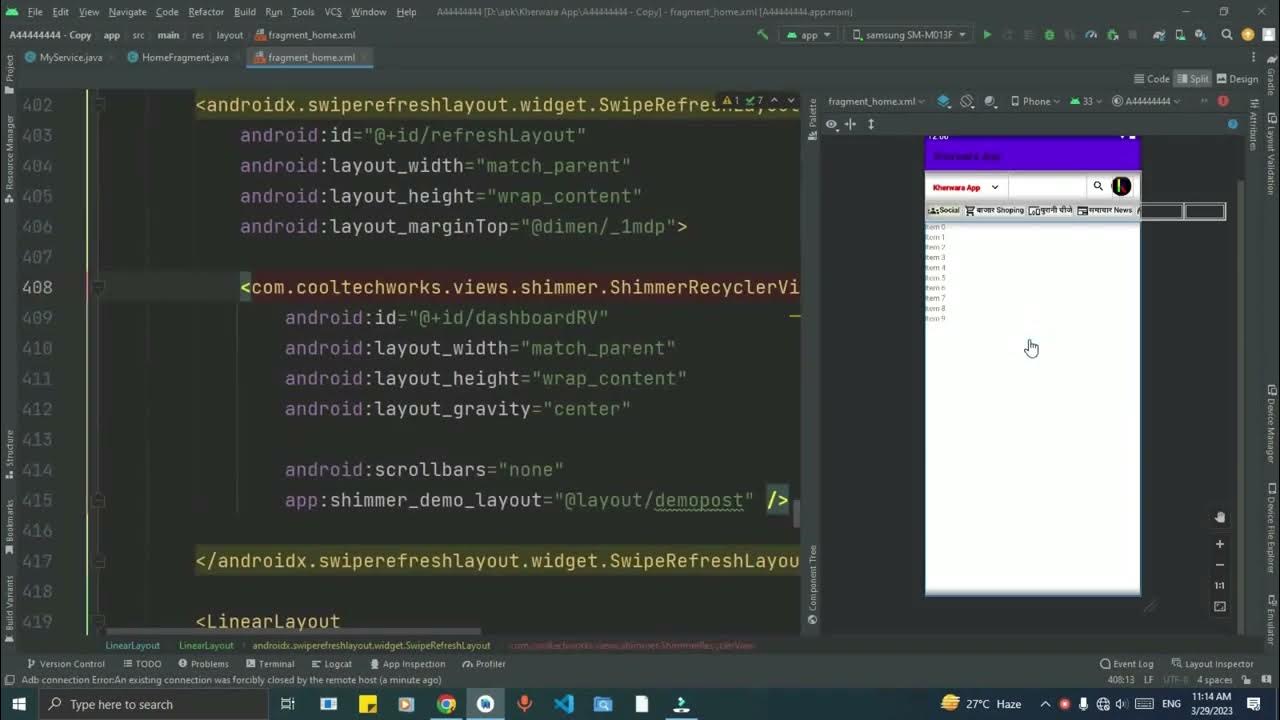 Recycler view not scrolling in android studio #android studio 2 - YouTube
