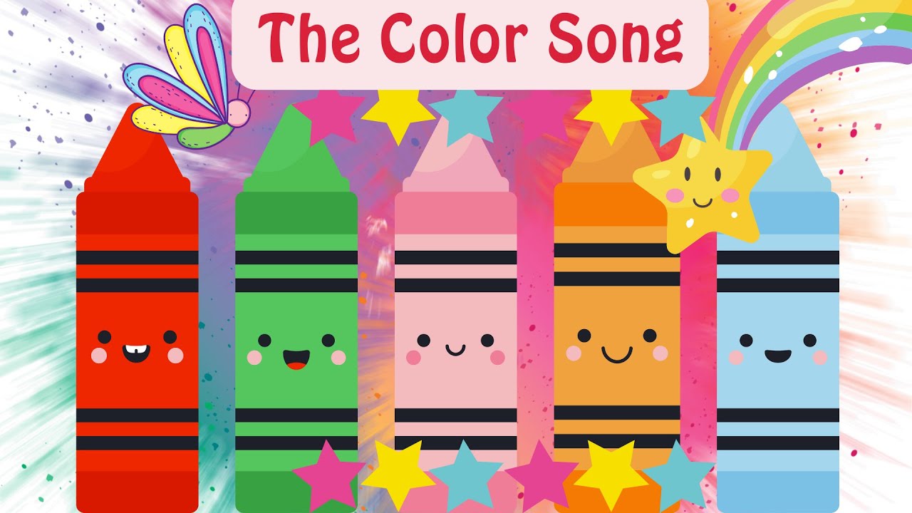 The Color Song 🎨 | Fun Learning Song for Kids | Learn Colors with Music ...