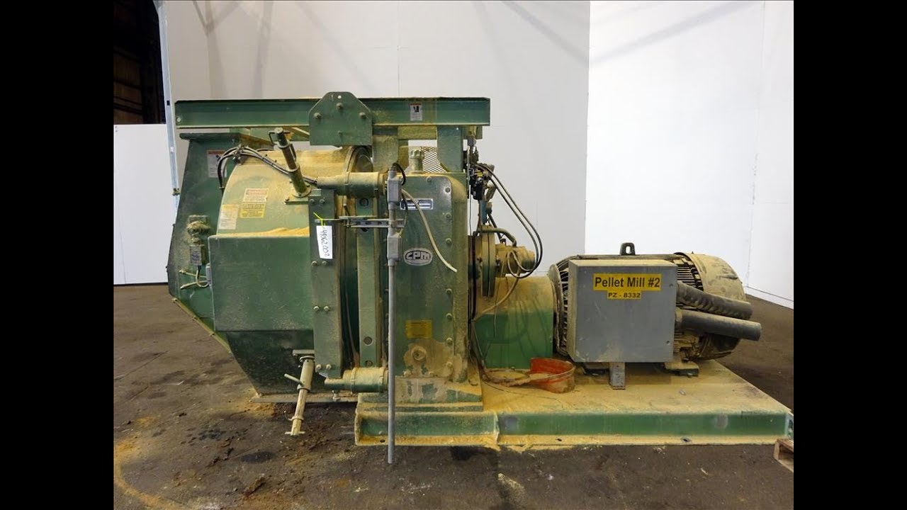 Used- California 7000 Series Pellet Mill, Model 7932-12 - stock ...