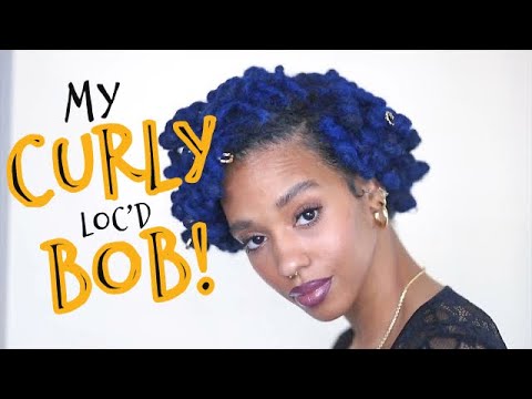 Curling My THICK Locs w. PERM RODS - YouTube