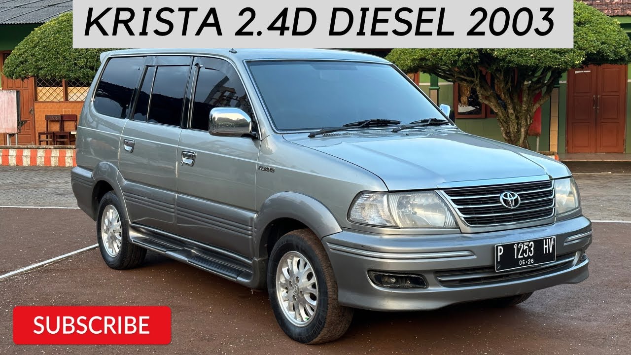 Langka ️Kijang Krista Diesel 2003 New Model Silver Metalik - YouTube