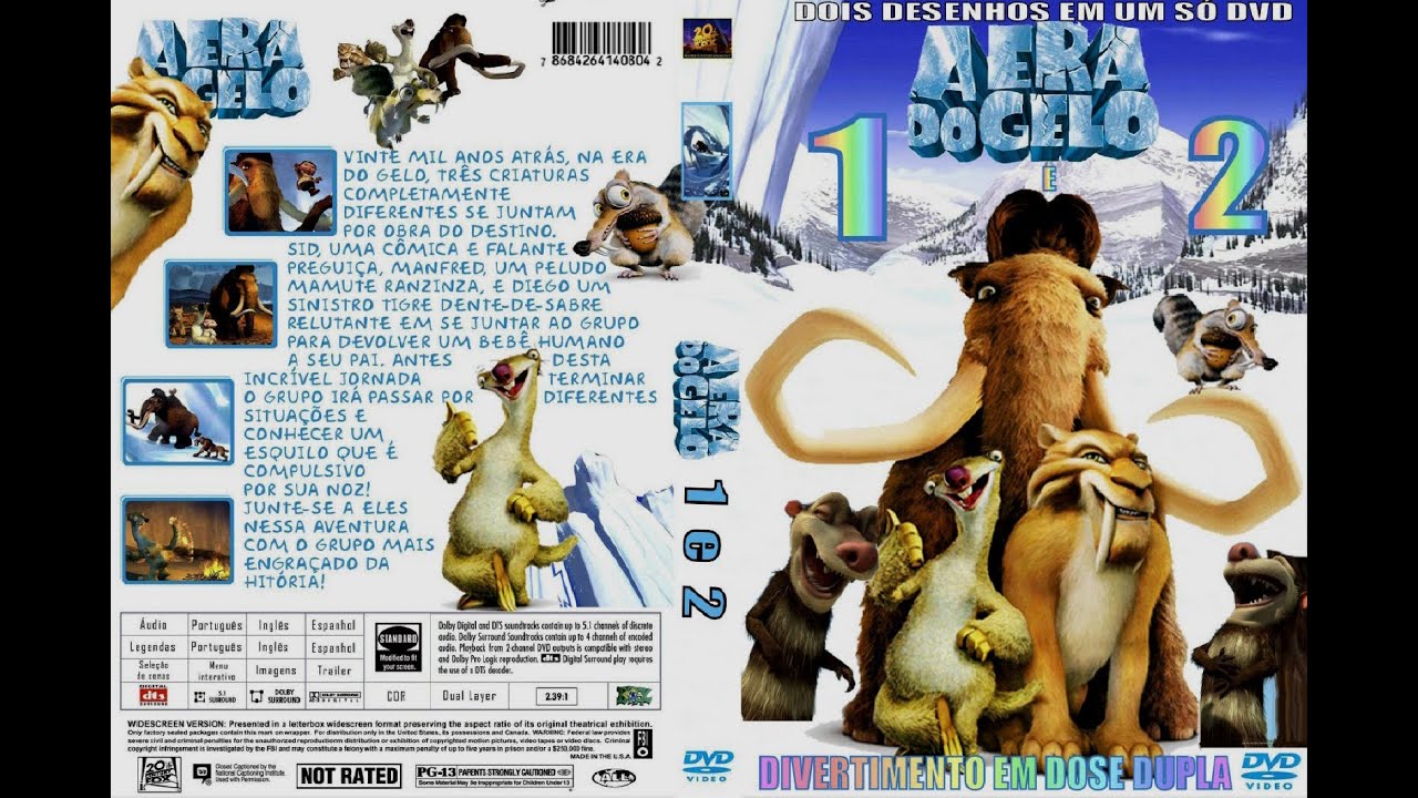 🦥Menu-DVD A era do Gelo 2 em 1 #menudvd6em1 #menudvd5em1 - YouTube