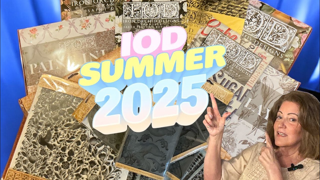 IOD New Summer 2025 release and 3 thrift flips - YouTube