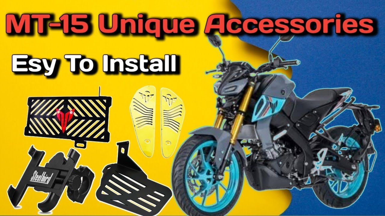 Mt15 Modified... Install Extra Gagets |MT-15 2023 #YoutubeUnlock - YouTube