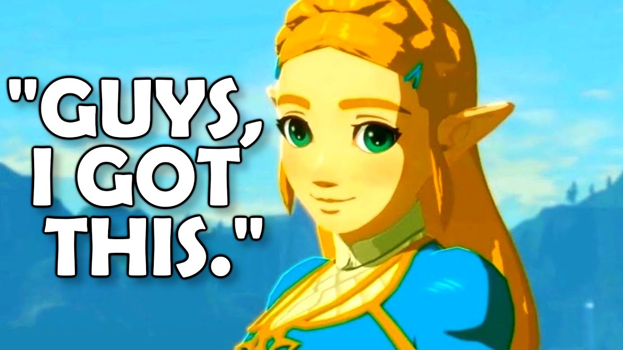 BotW but you're ZELDA - NOT LINK - YouTube