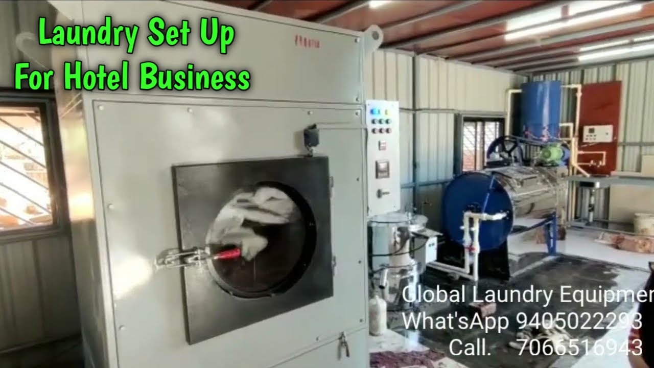 Laundry Setup Demo And Installation, Industrial Laundry Machines, Hotel ...