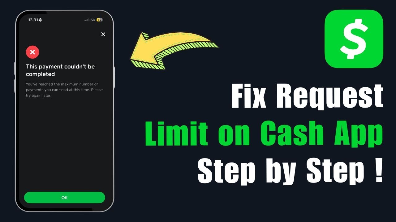 How to Fix Request Limit on Cash App ! - YouTube