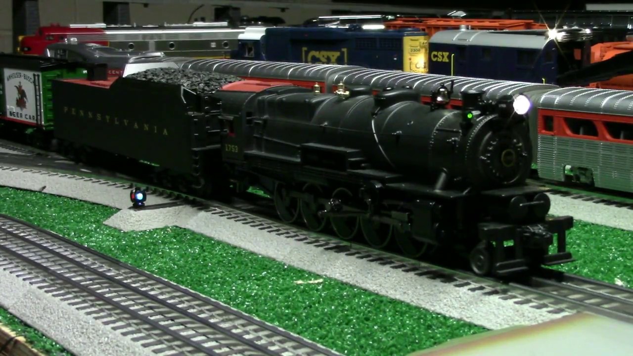 MTH 2-10-0 Pennsylvania Decapod Steam Engine with Budweiser Reefer ...