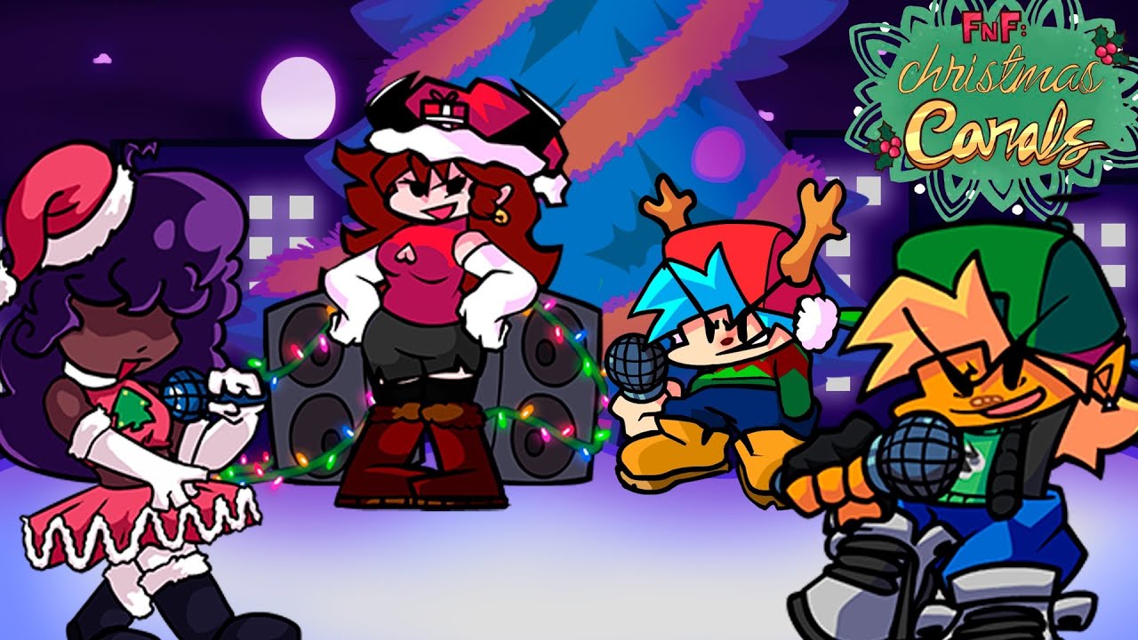 FNF: Christmas Carols 🎄 [Botplay] Friday Night Funkin' - YouTube