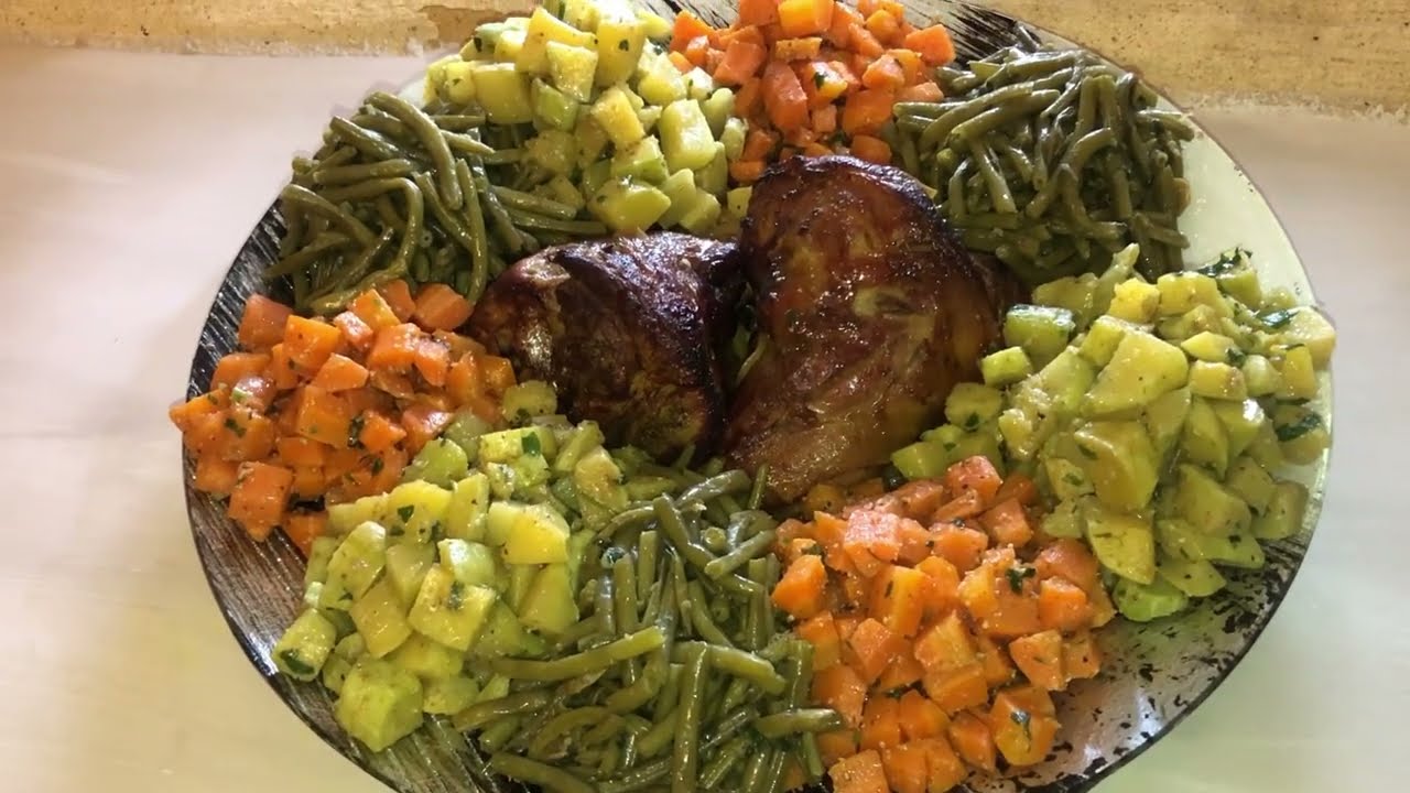 La viande au four avec des légumes recette facile et rapide (اللحم في ...