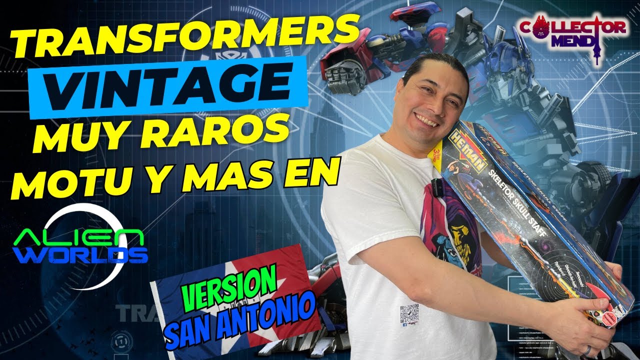 SUPER TRANSFORMER, COMICS Y CHULADAS EN ALIEN WORLDS SAN ANTONIO, - YouTube