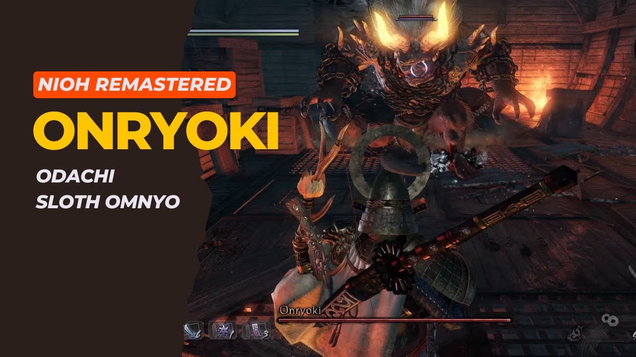 Nioh Remastered | How to beat Onryoki by Odachi - YouTube