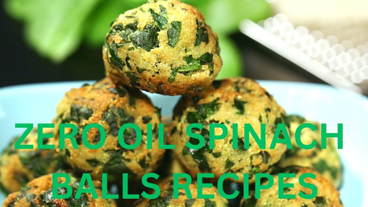 Make such a wonderful zero Oil recipes of spinach in just 5 minutes ...