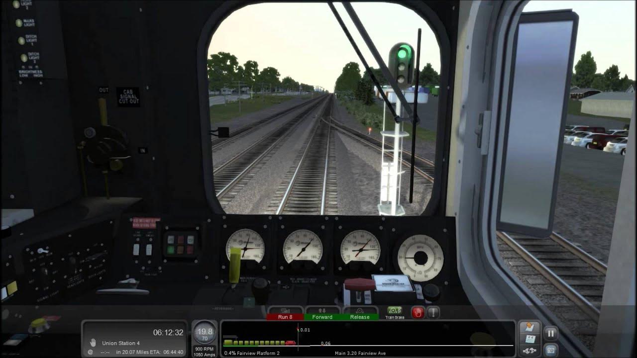 Train Simulator 2015 HD: Metra Train 1212 Gallery Car Cab Ride (Aurora - Union Station ...