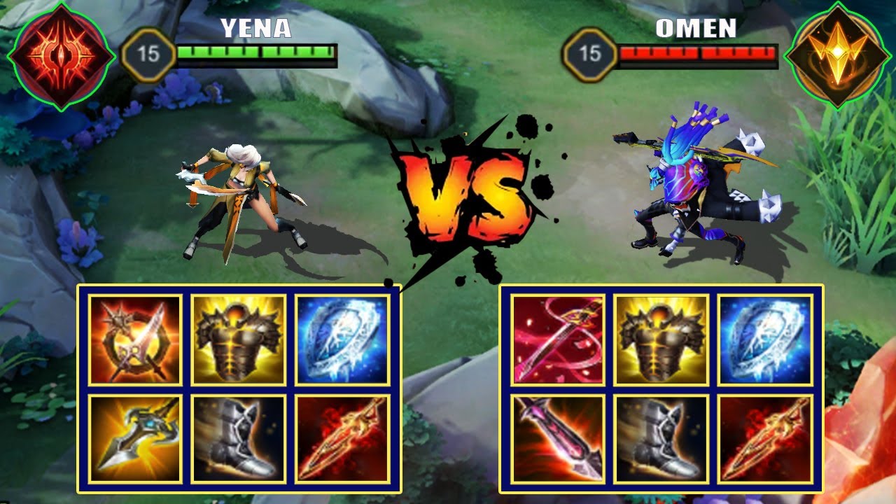 YENA vs OMEN | FULL BUILD FIGHT | Liên Quân Mobile/AOV/ROV - YouTube