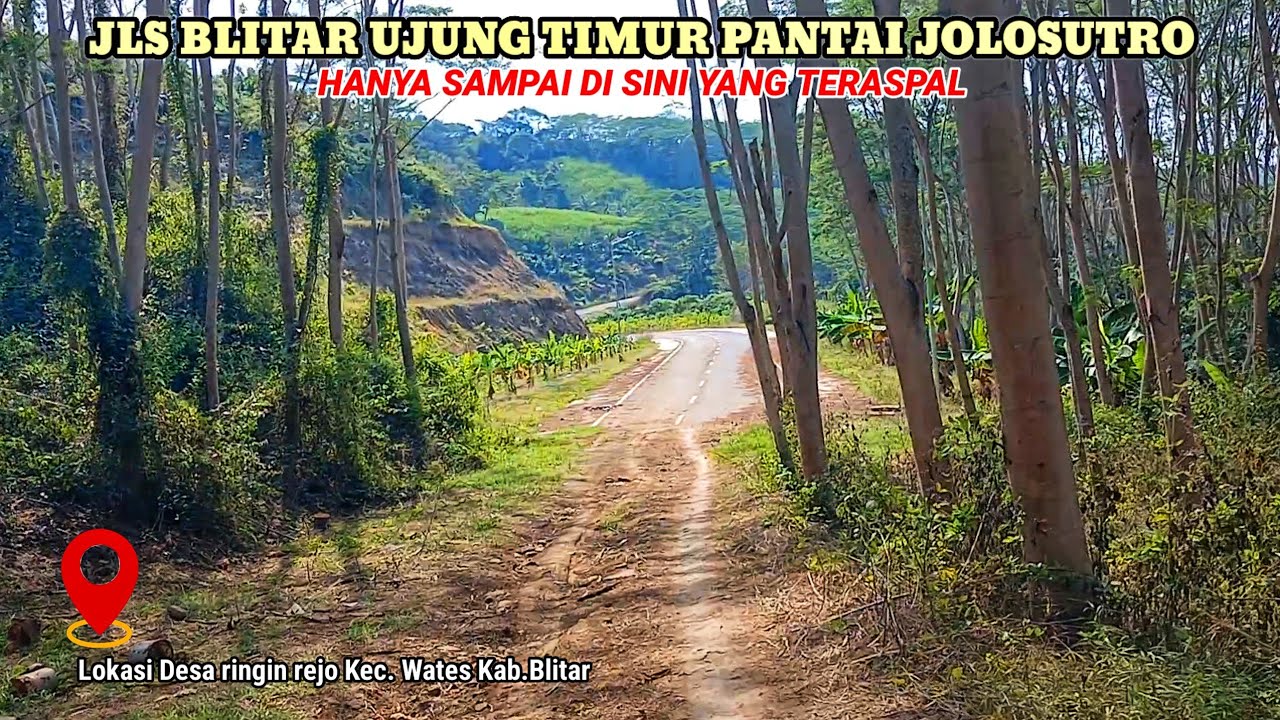 Jls blitar ujung timur pantai jolosutro - YouTube