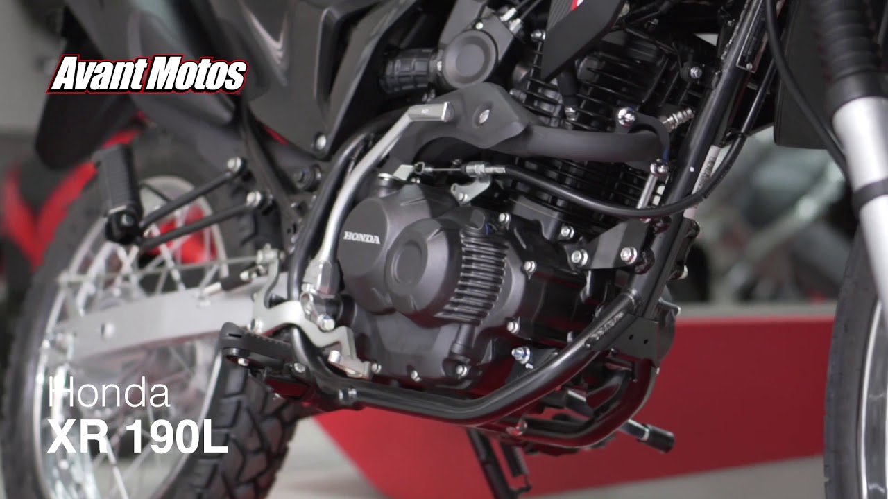 Honda XR 190L - Avant Motos - YouTube