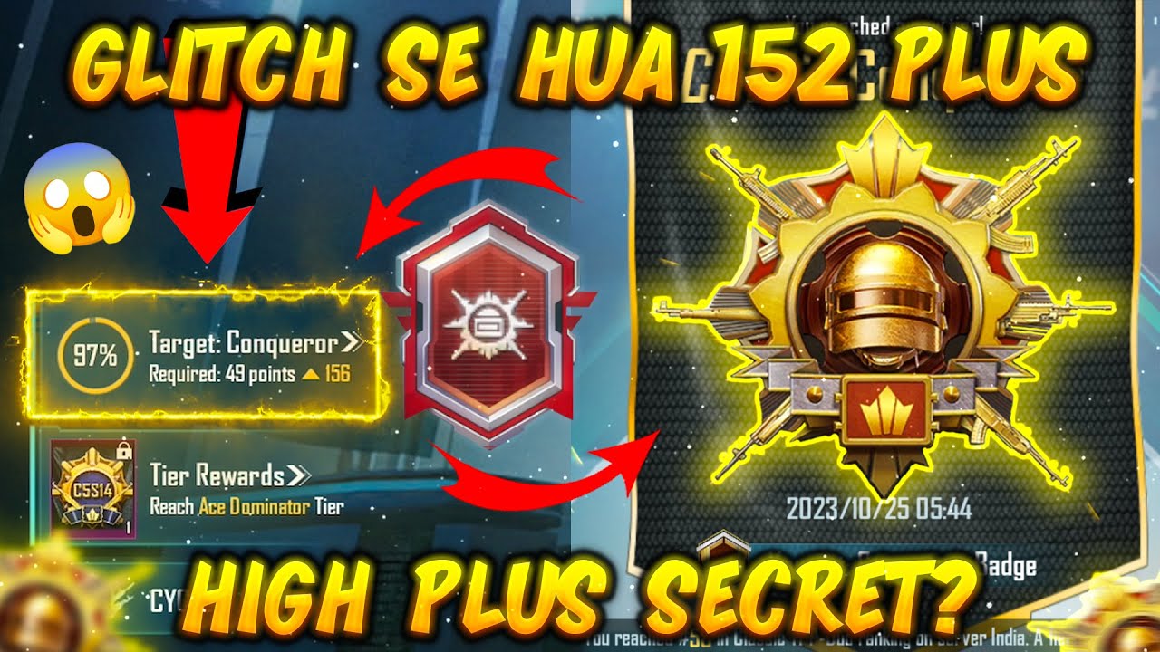 🥵 HOW I GOT 152 PLUS BGMI GLITCH 😍 BGMI RANK PUSH TIPS AND TRICKS | DUO ...