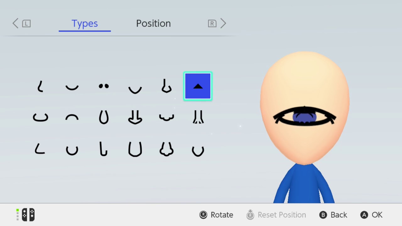 Mii Maker .Blue Eye / Cyclop . Nintendo Switch . Free Tutorial Cómo ...