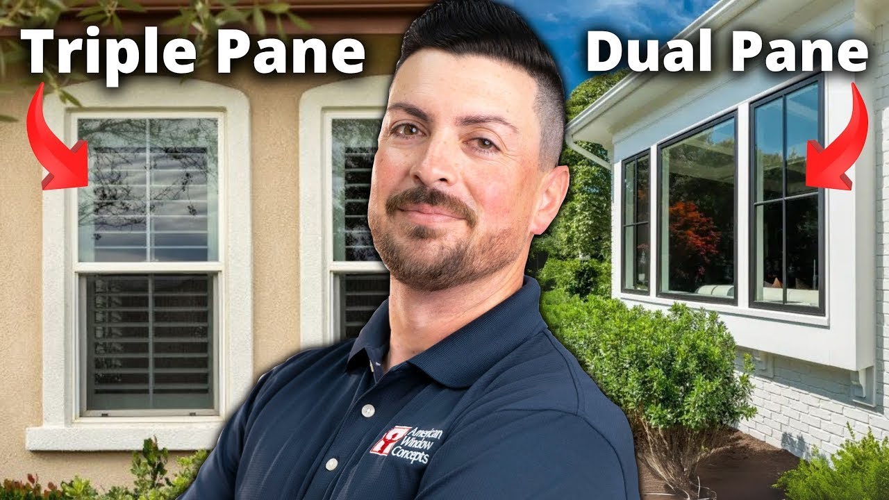 Dual Pane vs Triple Pane Windows: The Quadrotherm Advantage - YouTube