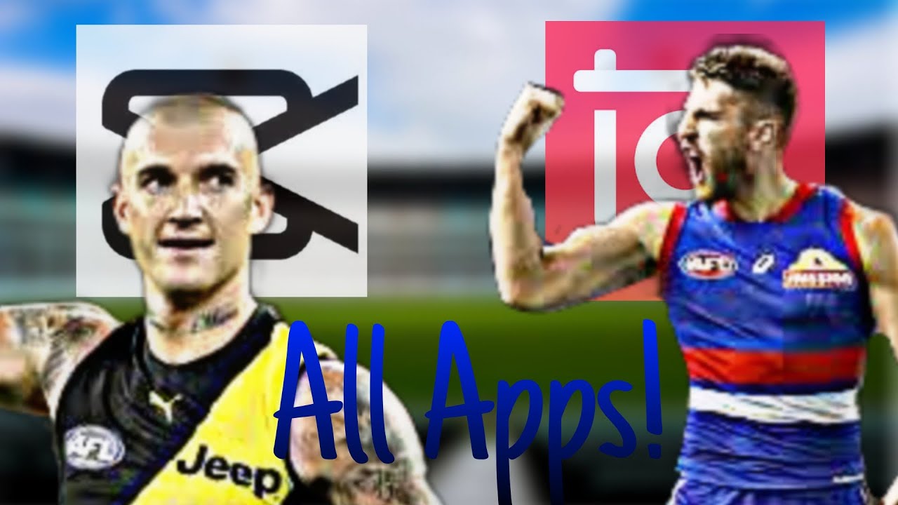 Creating AFL edits on different editing apps ll fantastic footy - YouTube