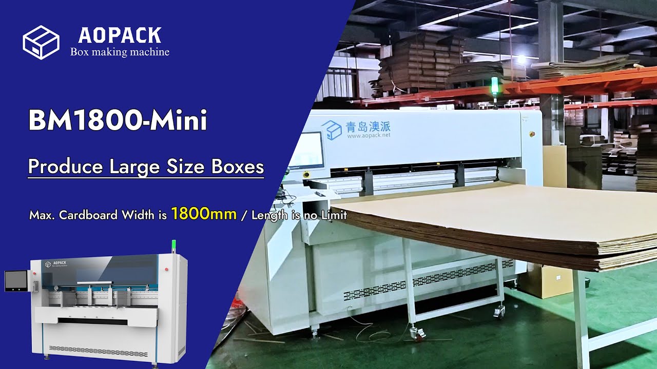 BM1800-Mini Produce Large Size Corrugated Box 1800mm Width | Customer ...