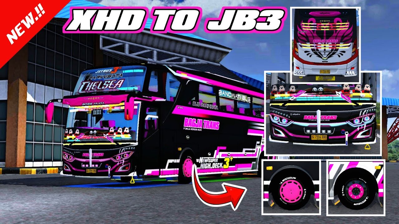 NEW‼️KODENAME UPDATE XHD TO JB3 SPESIAL PINK FULL MBOISS - YouTube