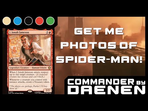 J Jonah Jameson - He's a Menace! Commander Deck - YouTube