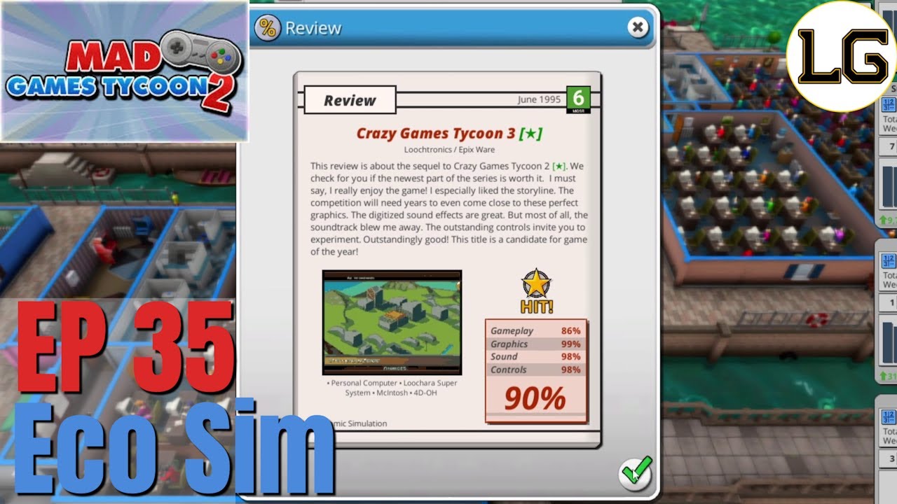 Chasing The Trend With An Eco Sim - Let's Play Mad Games Tycoon 2 Full ...