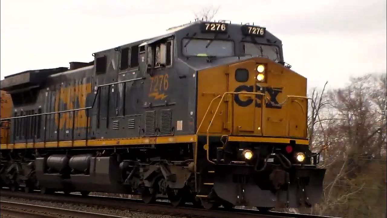 A rerouted CSX COAL DRAG comes by the Wolmelsdorf area!! - YouTube
