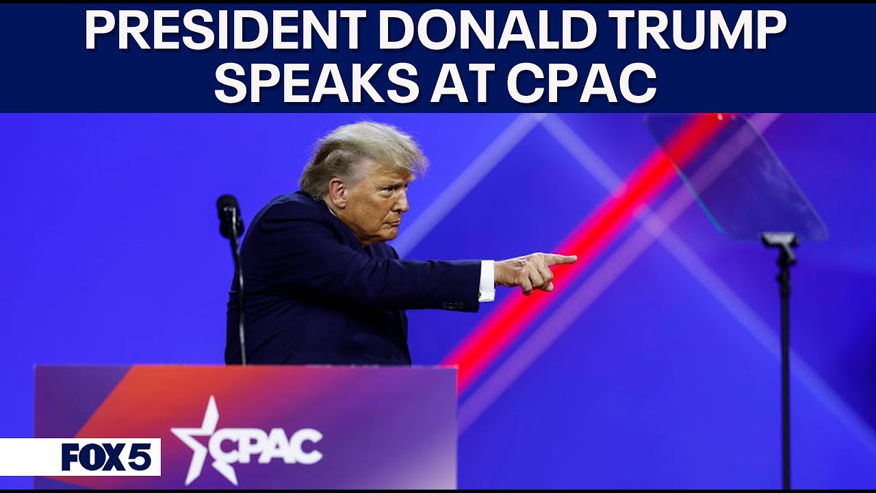 President Donald Trump speaks at CPAC in National Harbor - YouTube