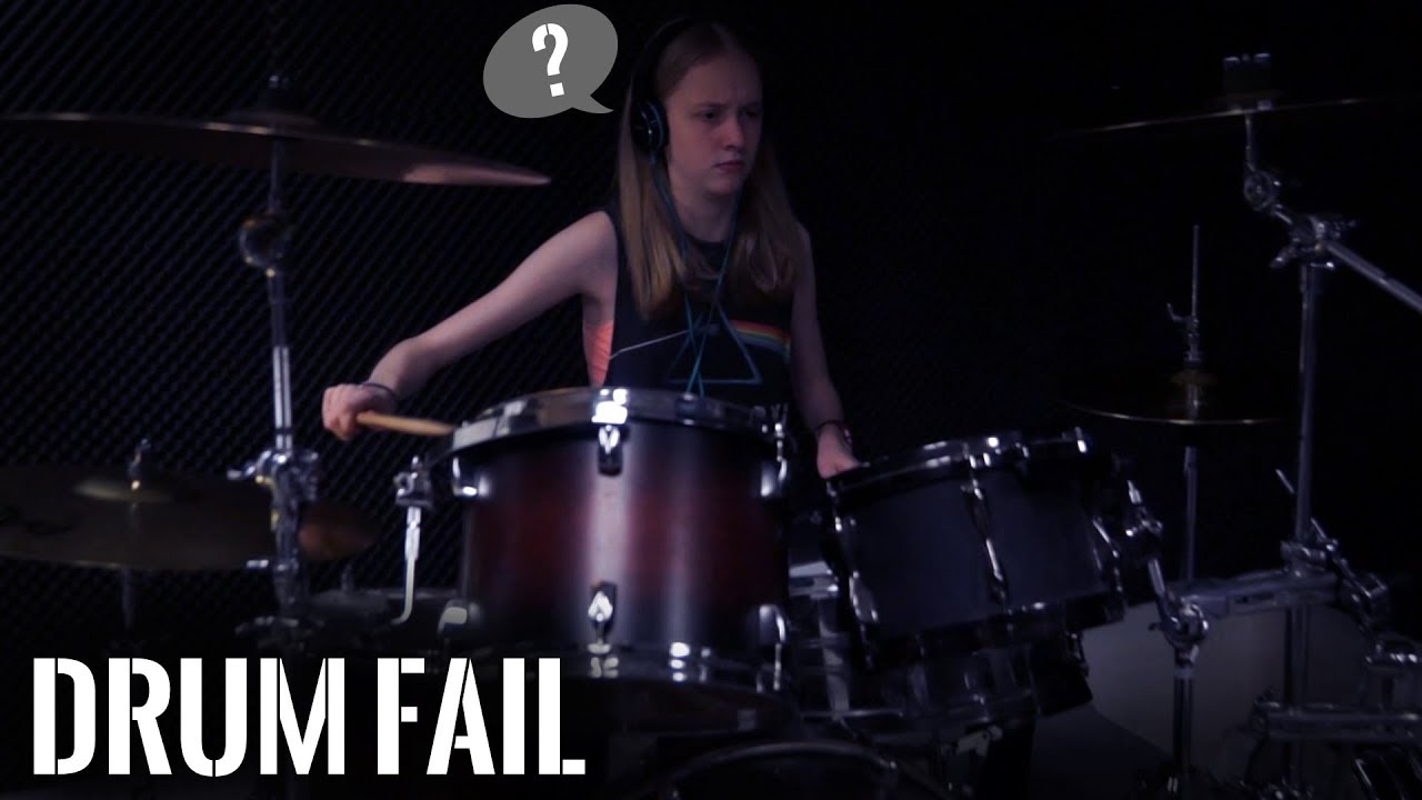 Drum Fail - Weird heads... #1 - YouTube