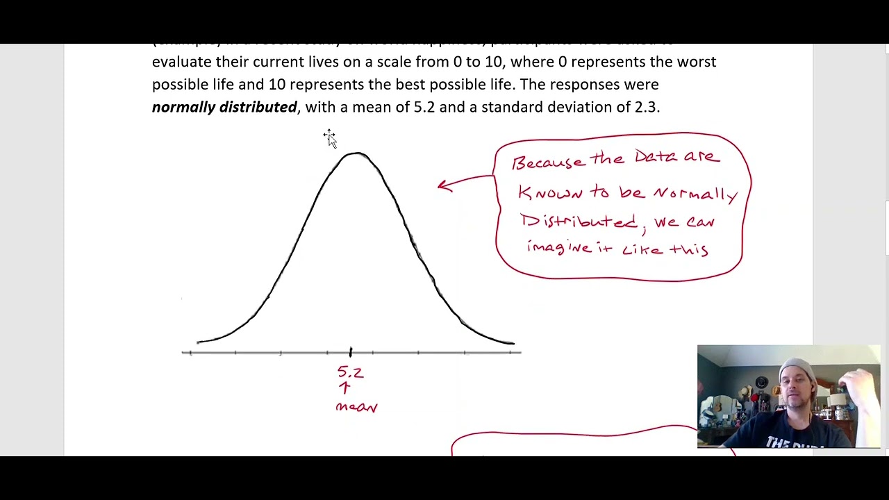 basic facts about the normal distribution - YouTube