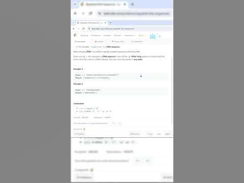 Repeated DNA Sequences | Leetcode | Sliding Window problem | c++ #dsa #datastructures #coding ...