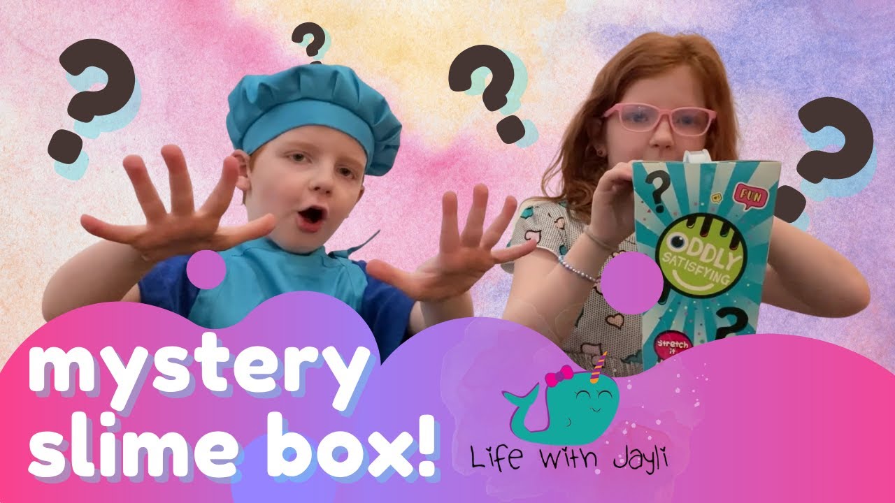 SLIME! Unboxing an ODDLY SATISFYING MYSTERY SLIME Box !! See what's ...