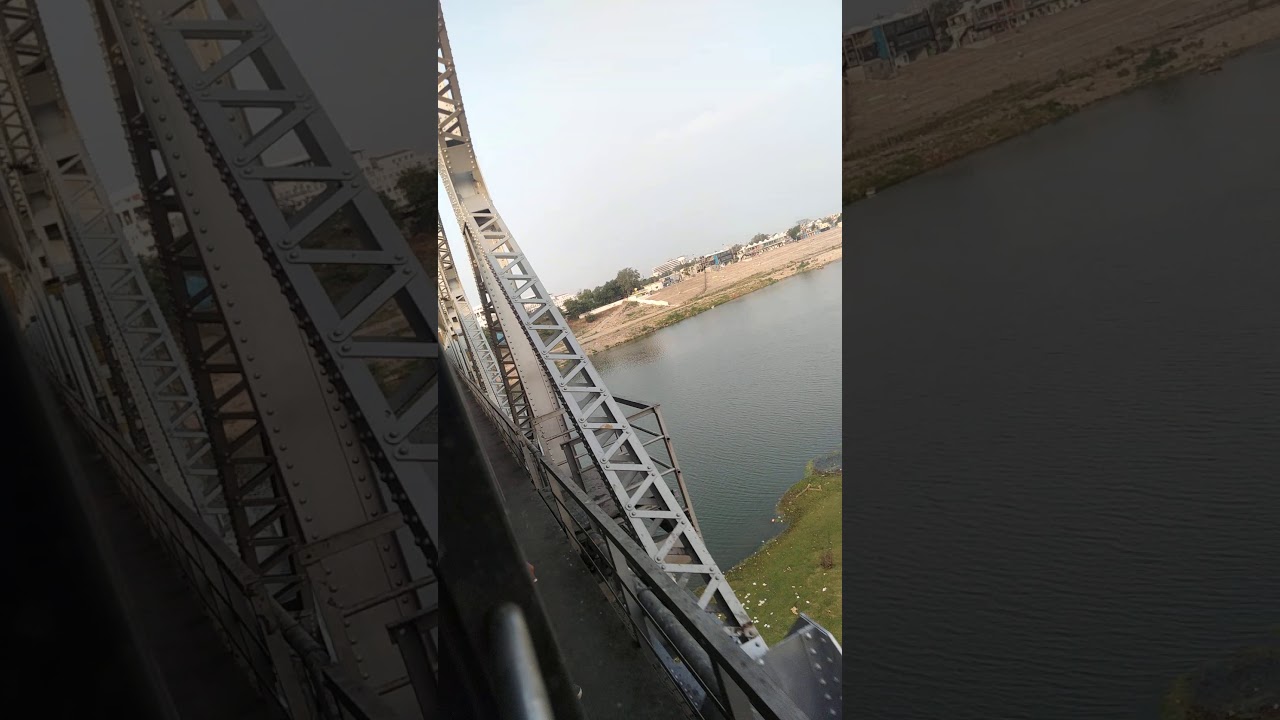 Krishna River railway bridge - YouTube