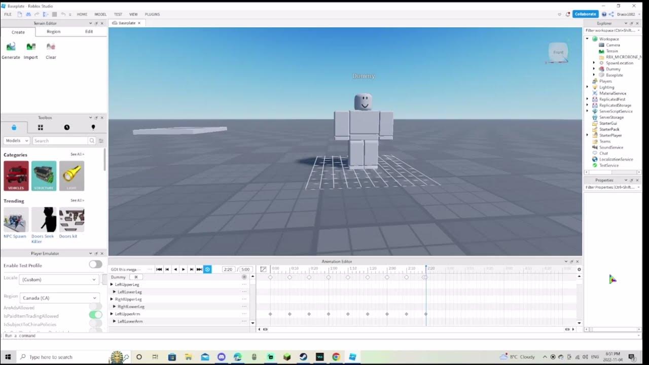 Roblox Idle Animation - YouTube