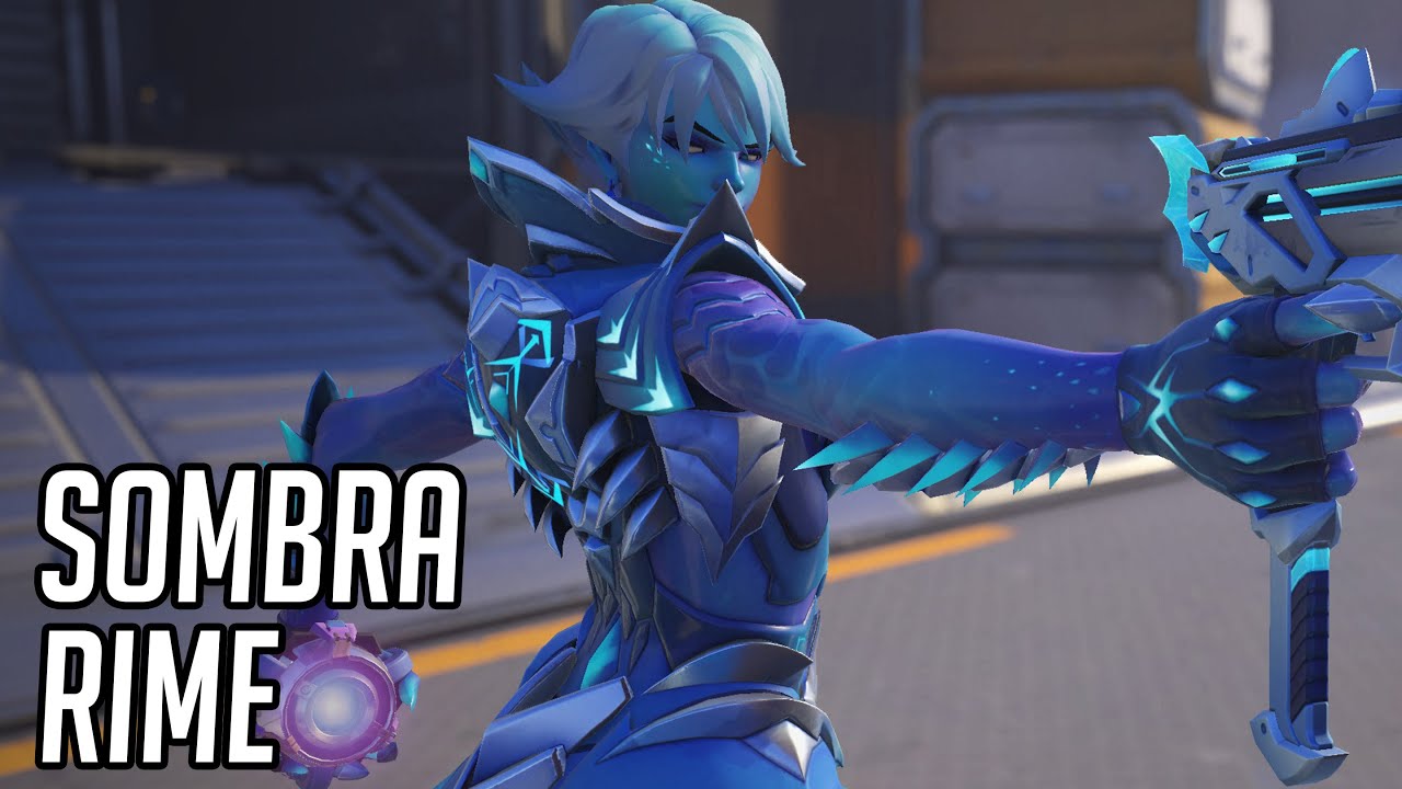 Sombra "Rime" Skin Showcase - Overwatch 2 - YouTube