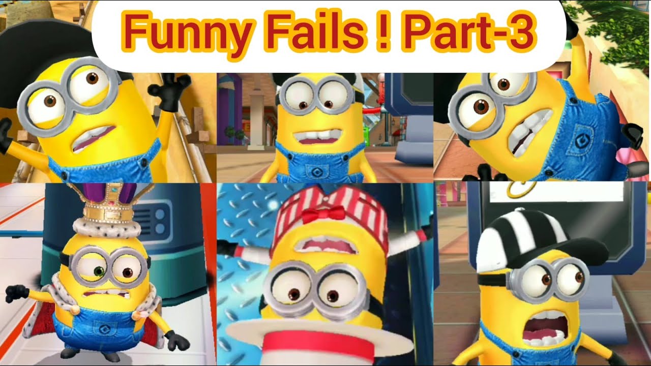 FUNNY FAILS Part-3 ! King Bob ! Knight Minions ! Evil Minion ...