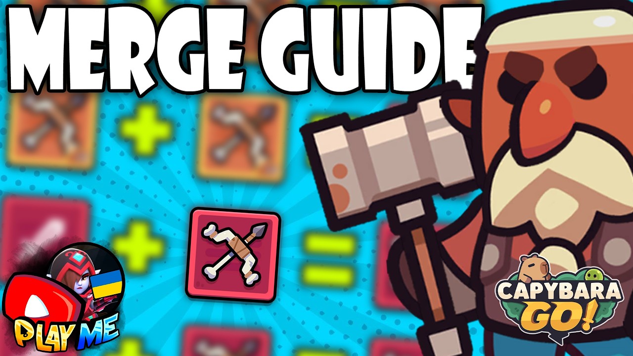 MERGE GUIDE – How to Synthesize Equipments in Capybara Go!? - YouTube