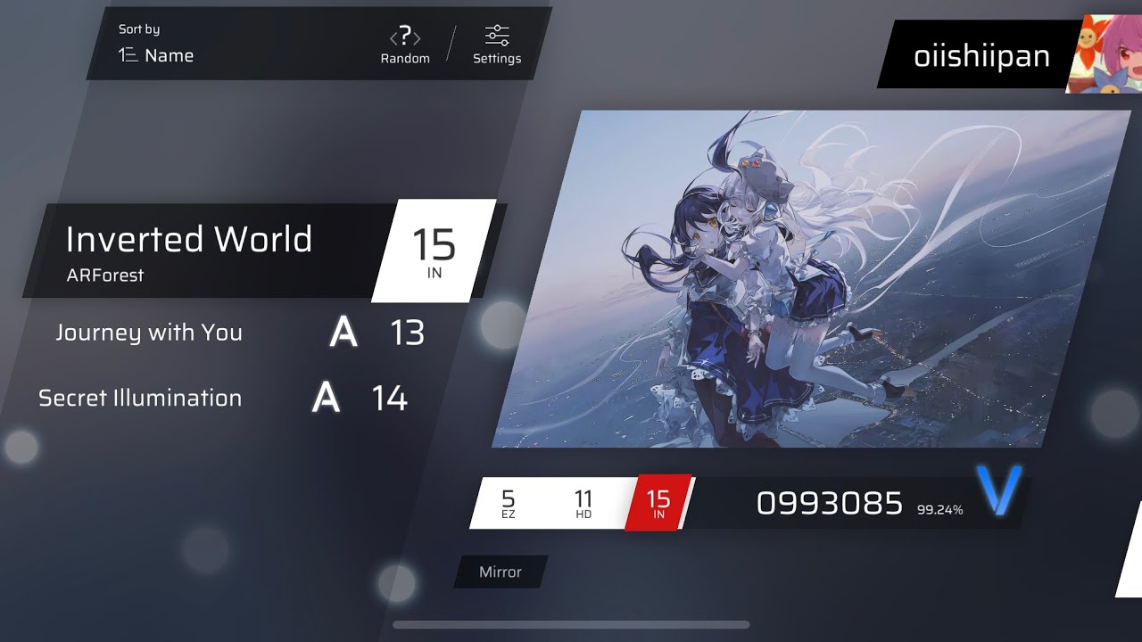 [Phigros] Inverted World (IN 15) - YouTube